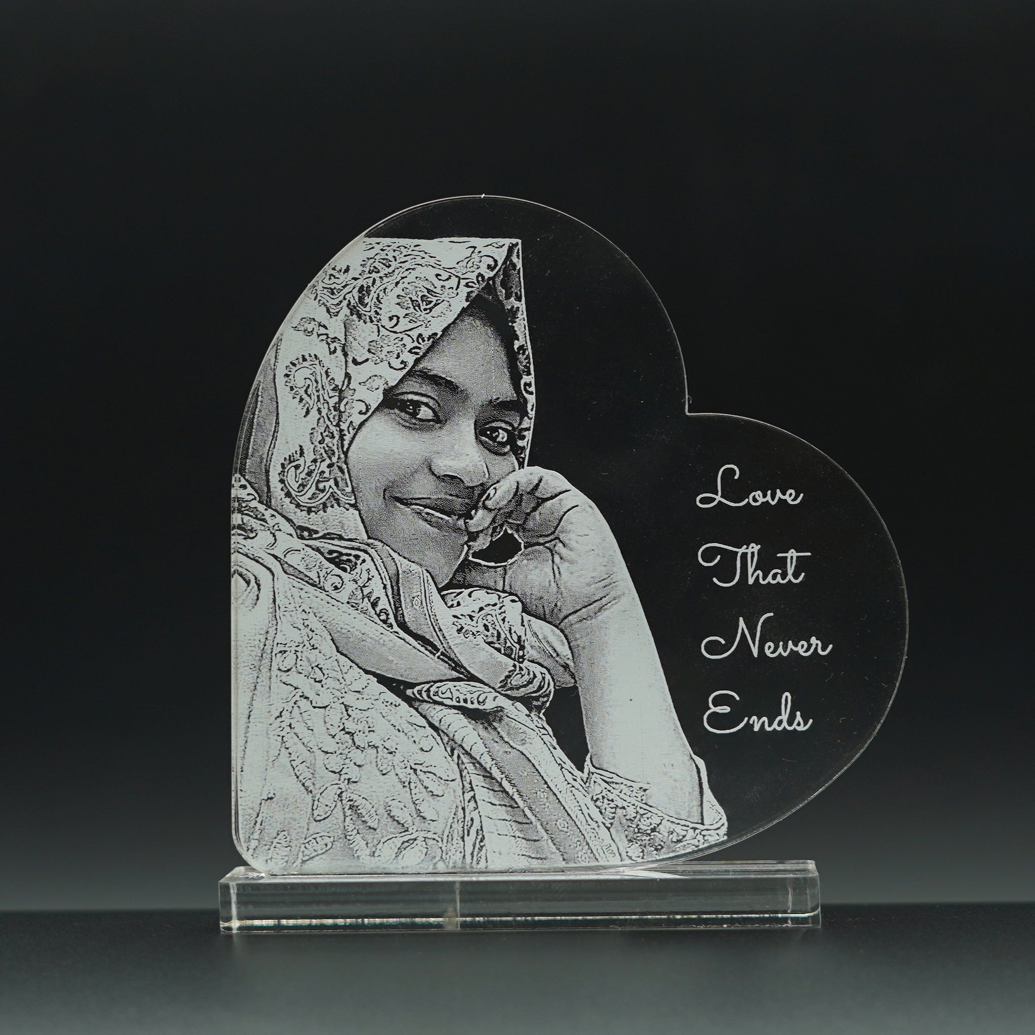 Customized Photo Engraved Couple Gift For Her – Picloon