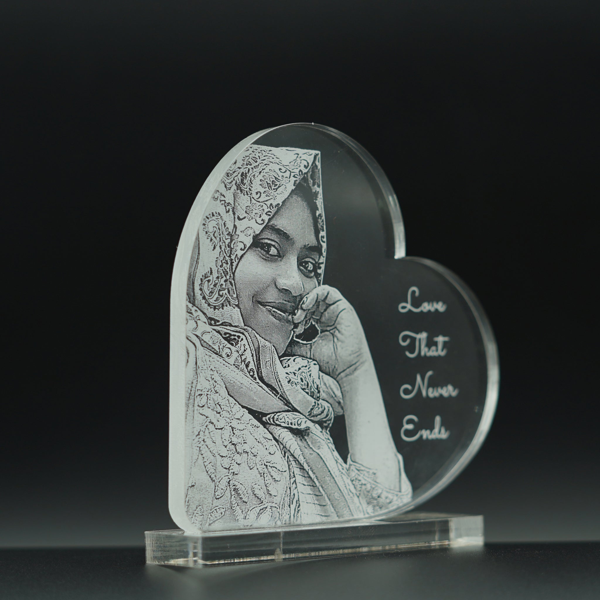 Customized Photo Engraved Couple Gift For Her – Picloon