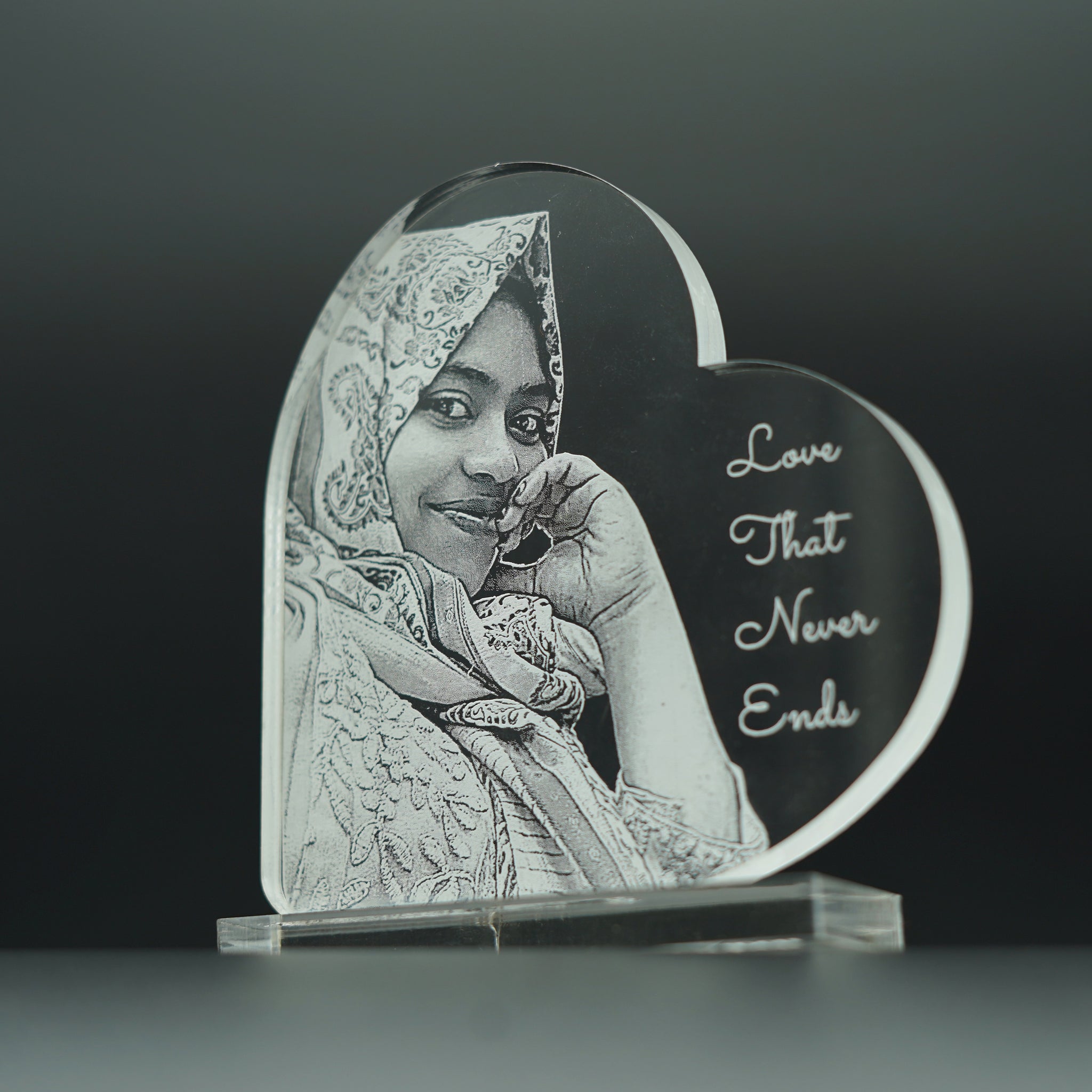 Customized Photo Engraved Couple Gift For Her – Picloon