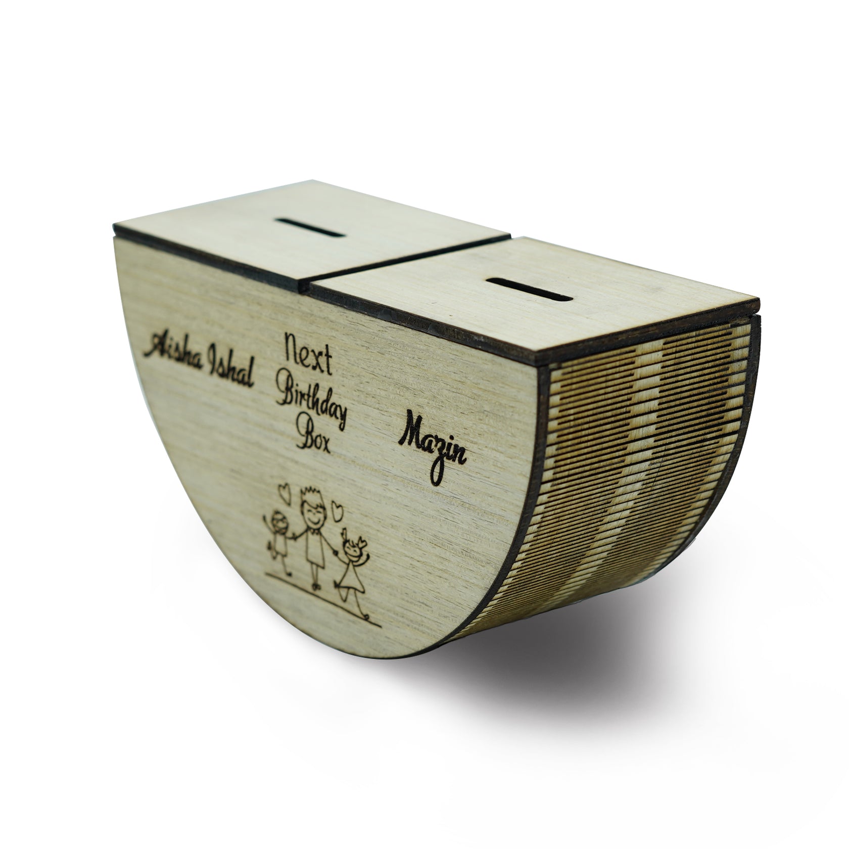 Customised Wooden Money Saving Box | Piggy box – Picloon