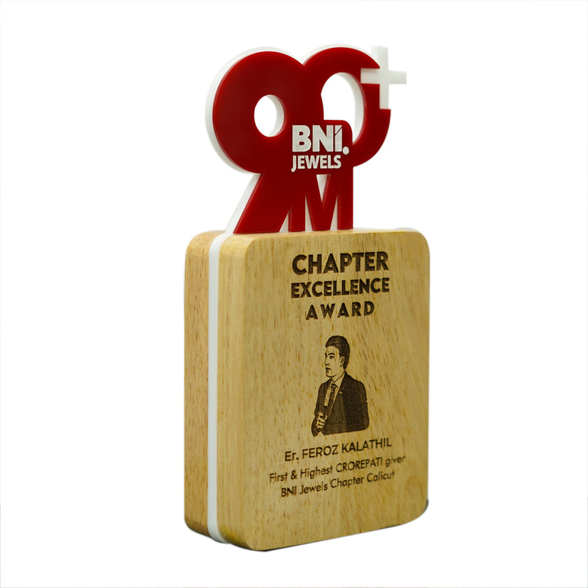 Customized Wood Engraved with Acrylic Memento – Picloon